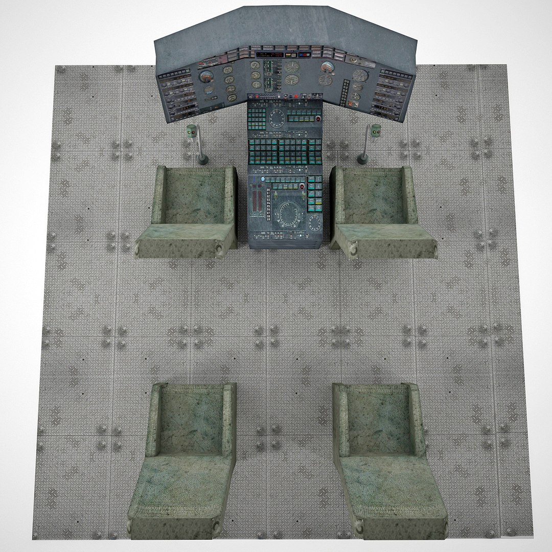 Aircraft Cockpit 3d Model