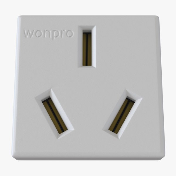 3d chinese elecrical outlet model