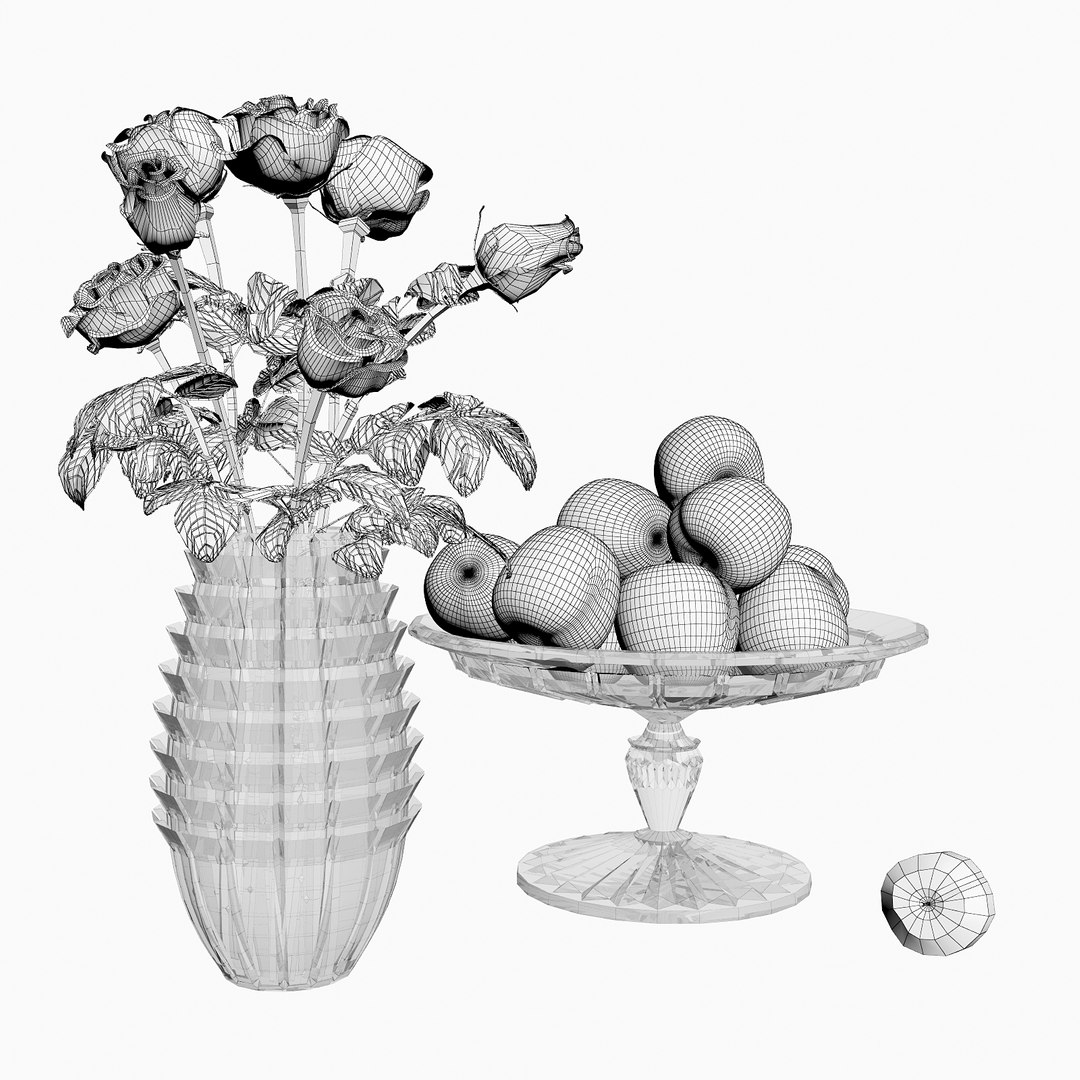 max red roses apples