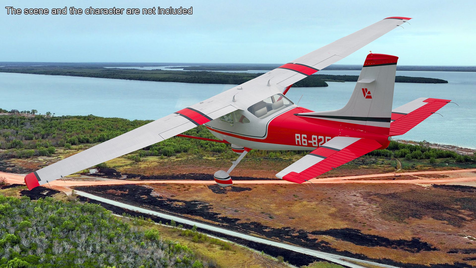 3D Model Single Engine Propeller Aircraft Cessna 182 - TurboSquid 2307468