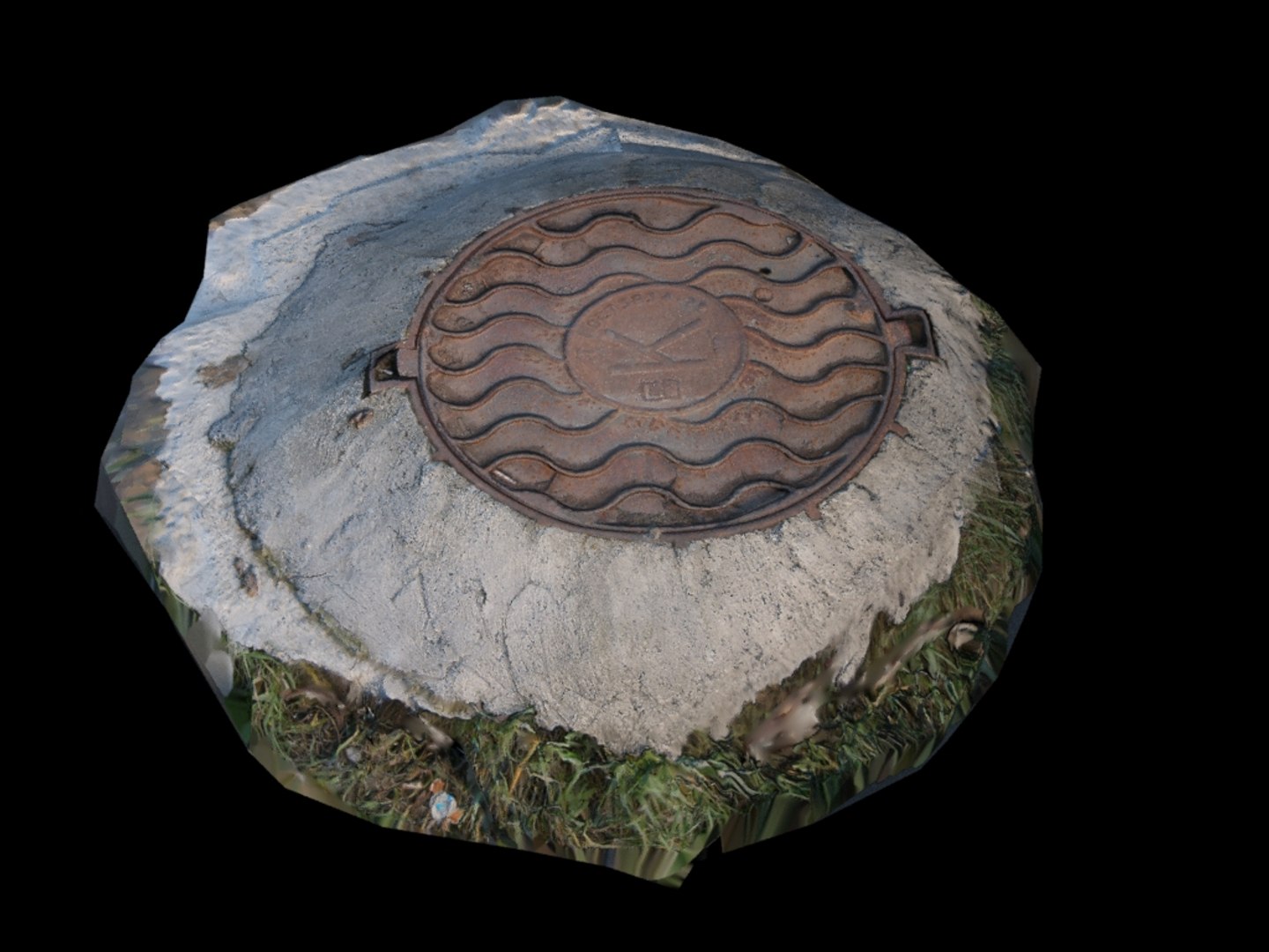 3d manhole hole