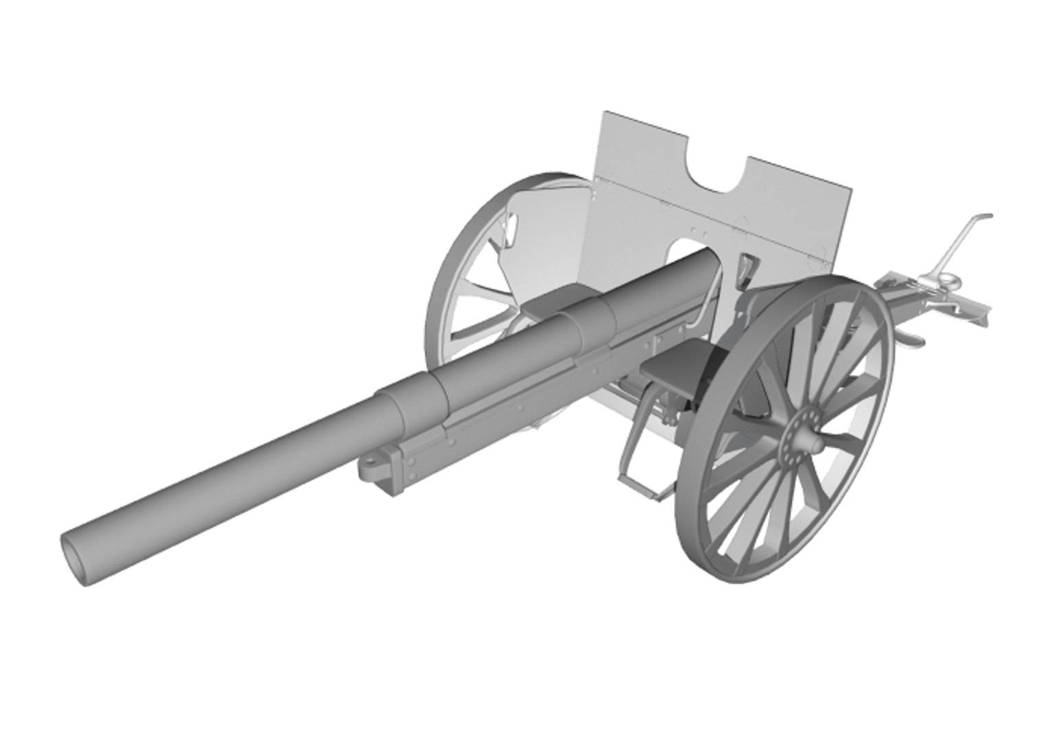 3D 7 Fk 96 Gun - TurboSquid 1346027