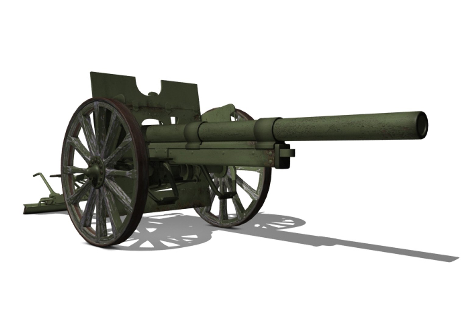 3D 7 Fk 96 Gun - TurboSquid 1346027