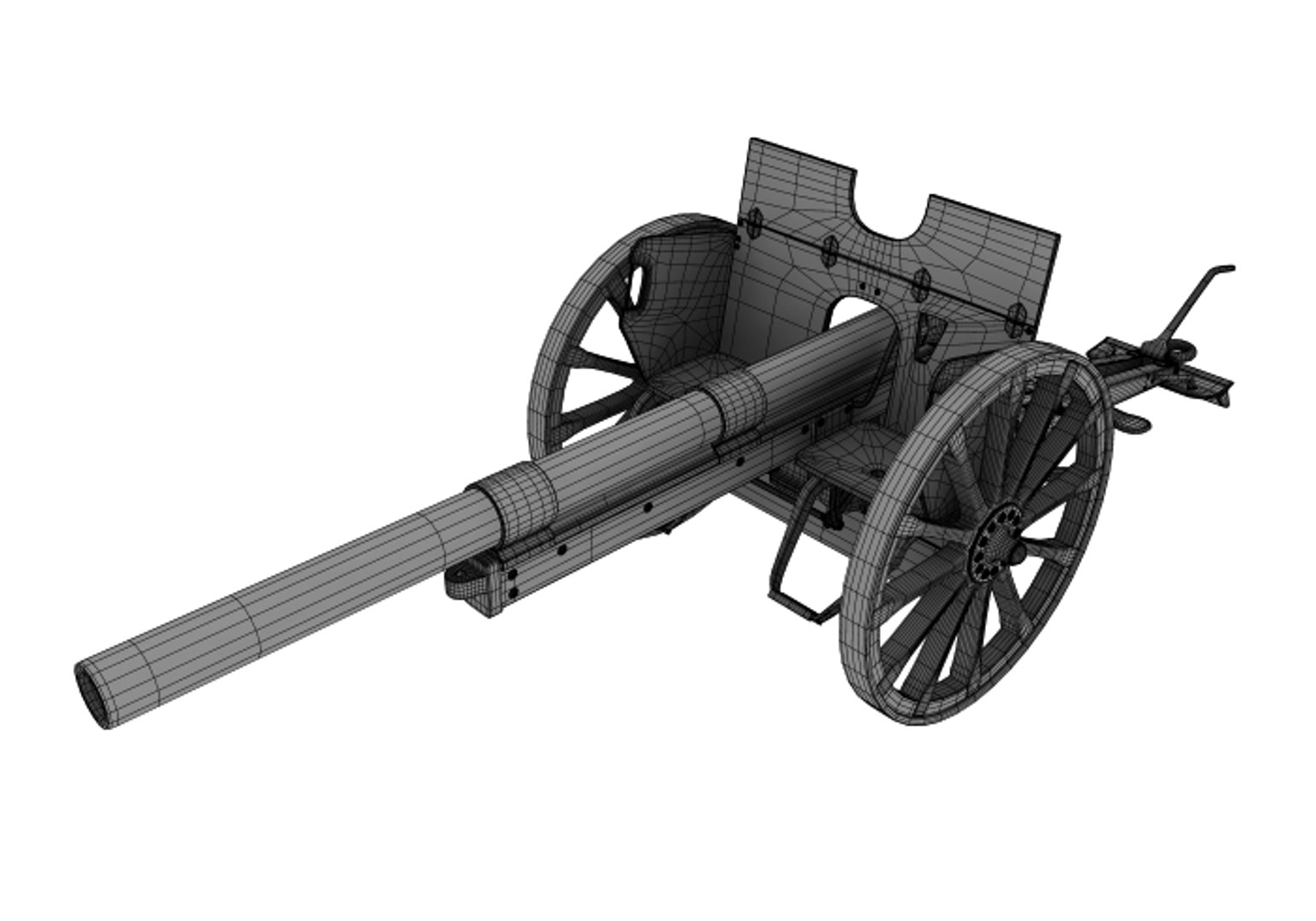 3D 7 Fk 96 Gun - TurboSquid 1346027