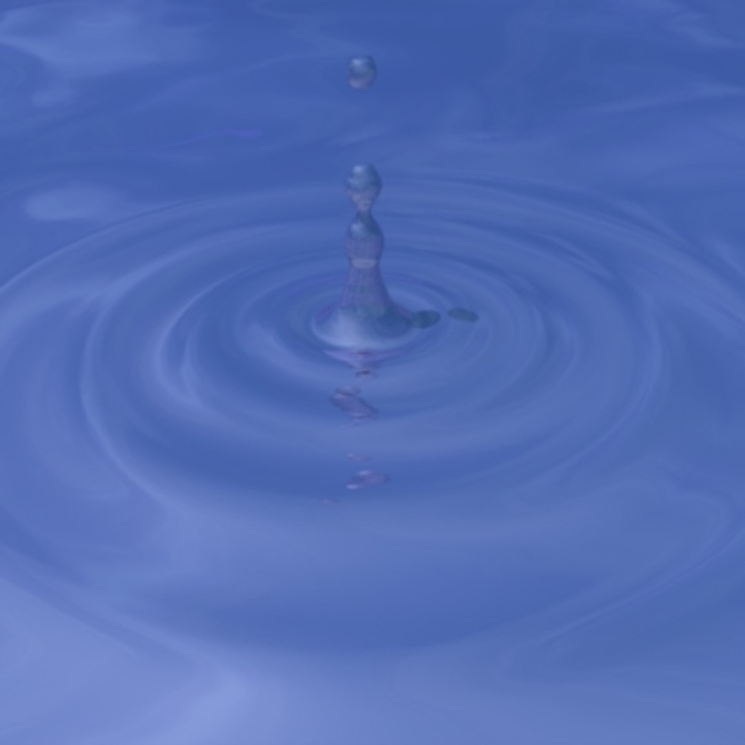 Water Drop 3d Model