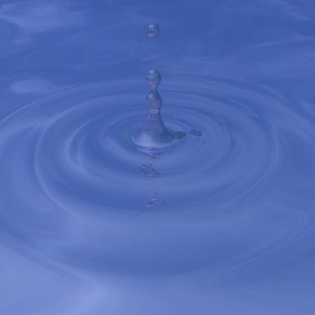 Water Drop 3d Model