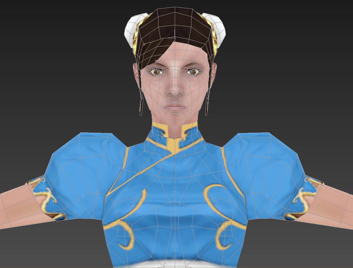 3d Chun Li Model