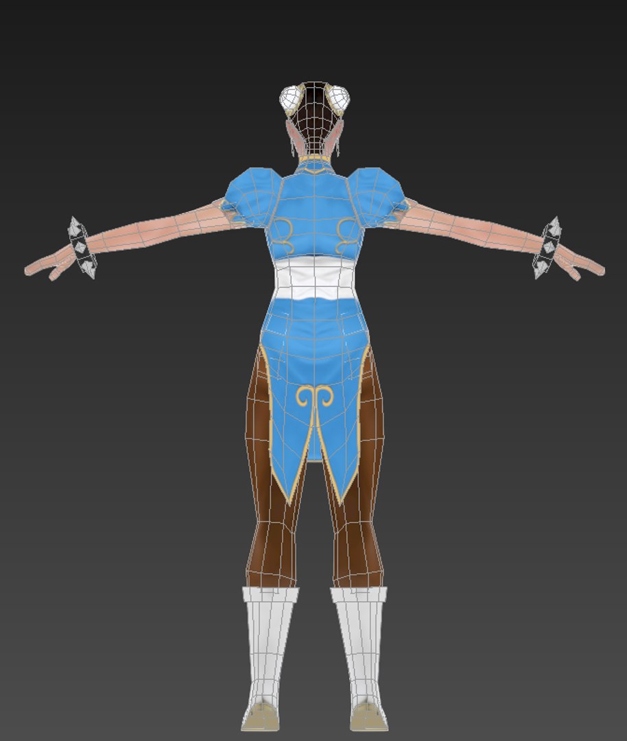 3d Chun Li Model