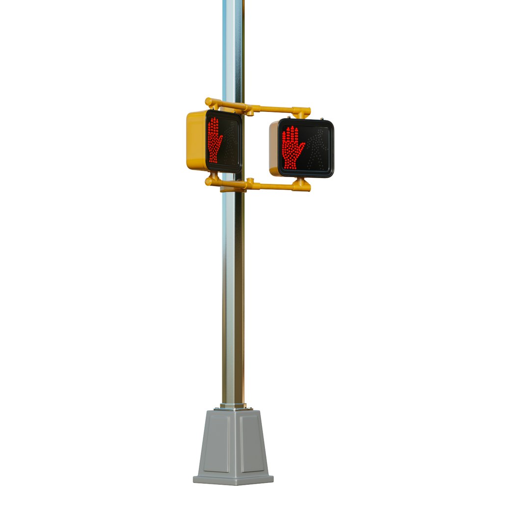 Traffic Light 04 3D Model - TurboSquid 2275202