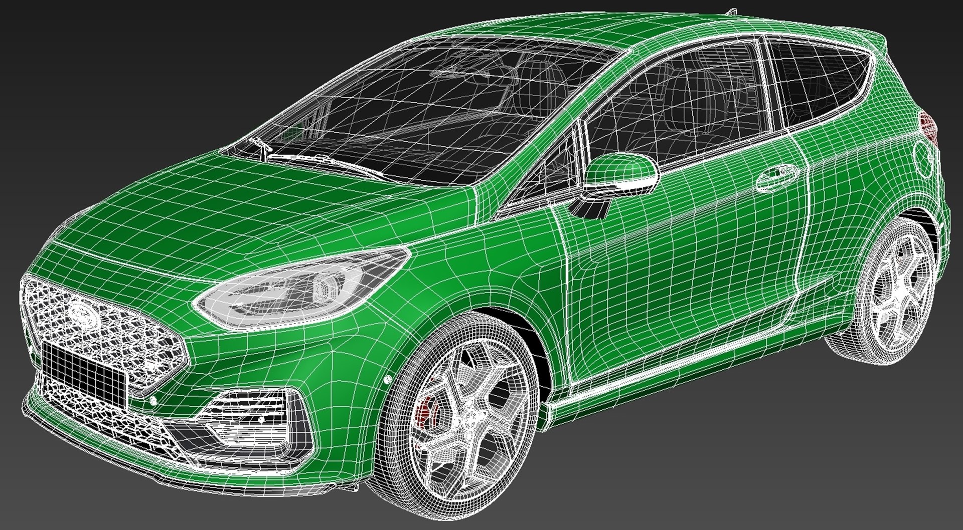Ford Fiesta ST 3-door 2022 3D Model - TurboSquid 2224013