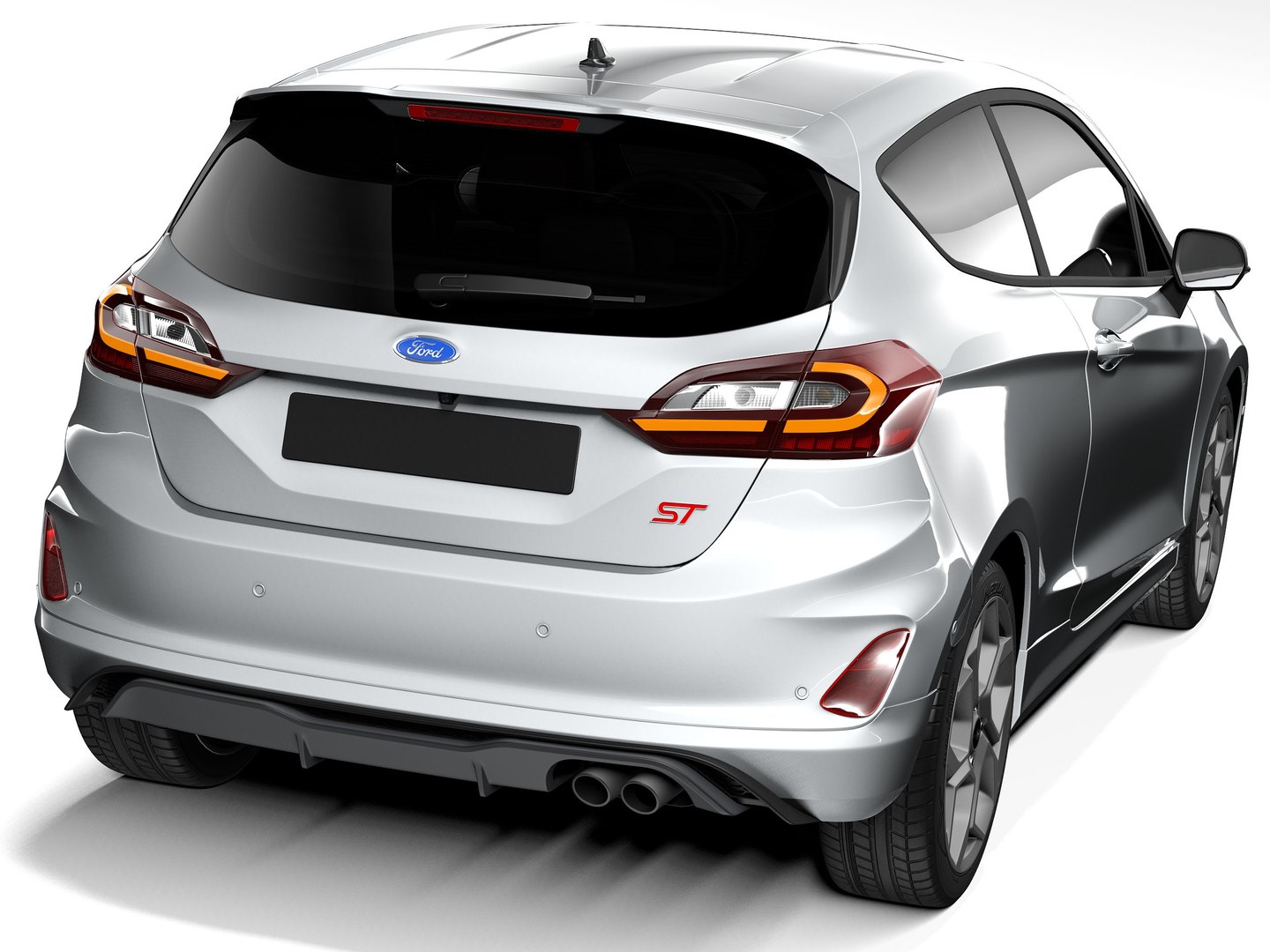 Ford Fiesta ST 3-door 2022 3D Model - TurboSquid 2224013