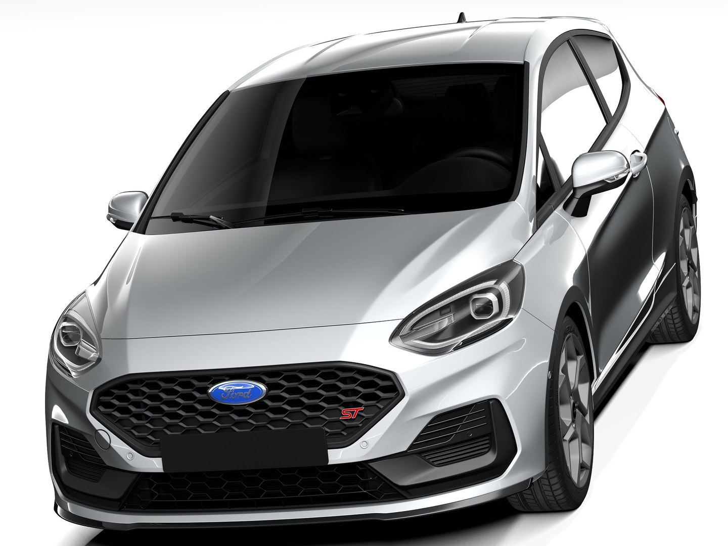Ford Fiesta ST 3-door 2022 3D Model - TurboSquid 2224013