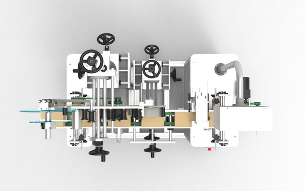 3D Automatic Box Labeling Machine - TurboSquid 1827980