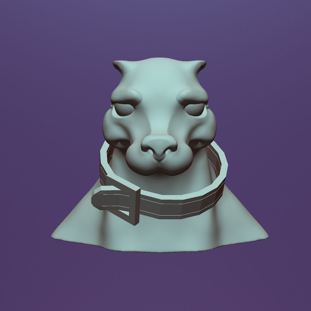 Humanoid Dog Sad 3D Model - TurboSquid 1670520