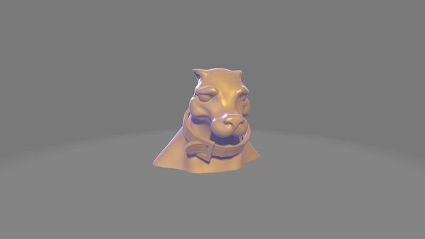 Humanoid dog sad 3D model - TurboSquid 1670520