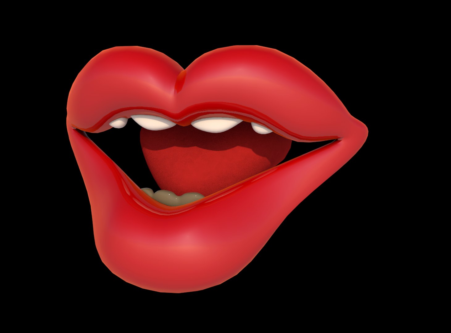 3D Model Lips Talking Sync - TurboSquid 1443120