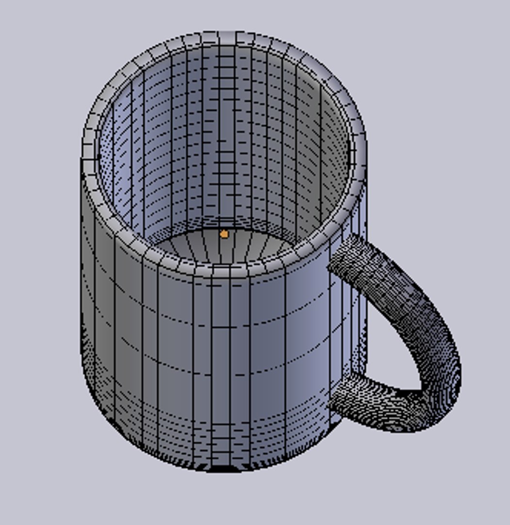 Free Simple Mug 3d Model