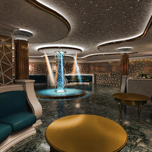 3d night club model
