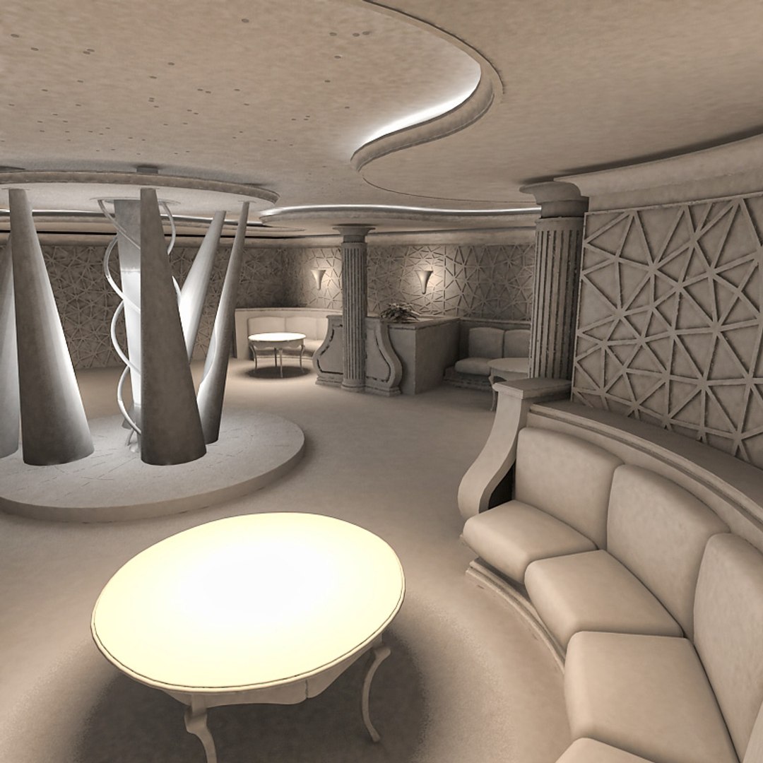 3d Night Club Model