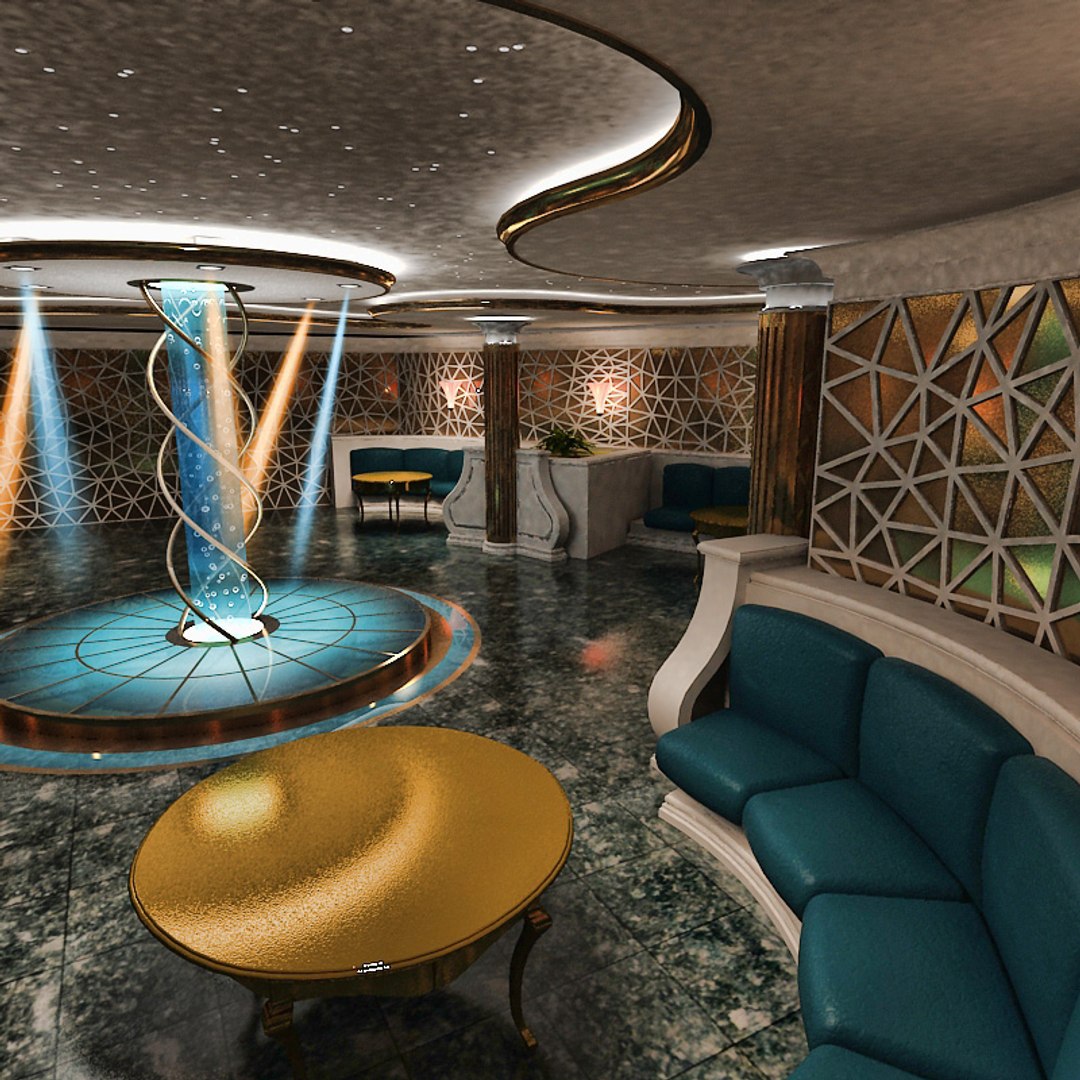 3d Night Club Model