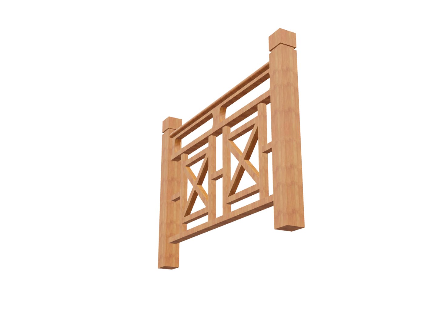 3D Model 10 Wooden Railings 3D Models SKP FBX OBJ STL 3D Model ...