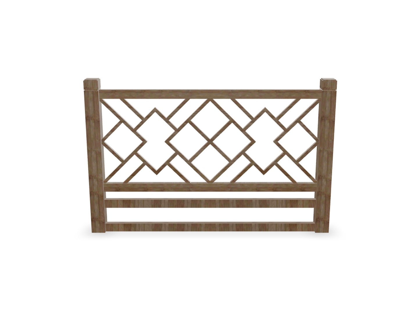 3D Model 10 Wooden Railings 3D Models SKP FBX OBJ STL 3D Model ...