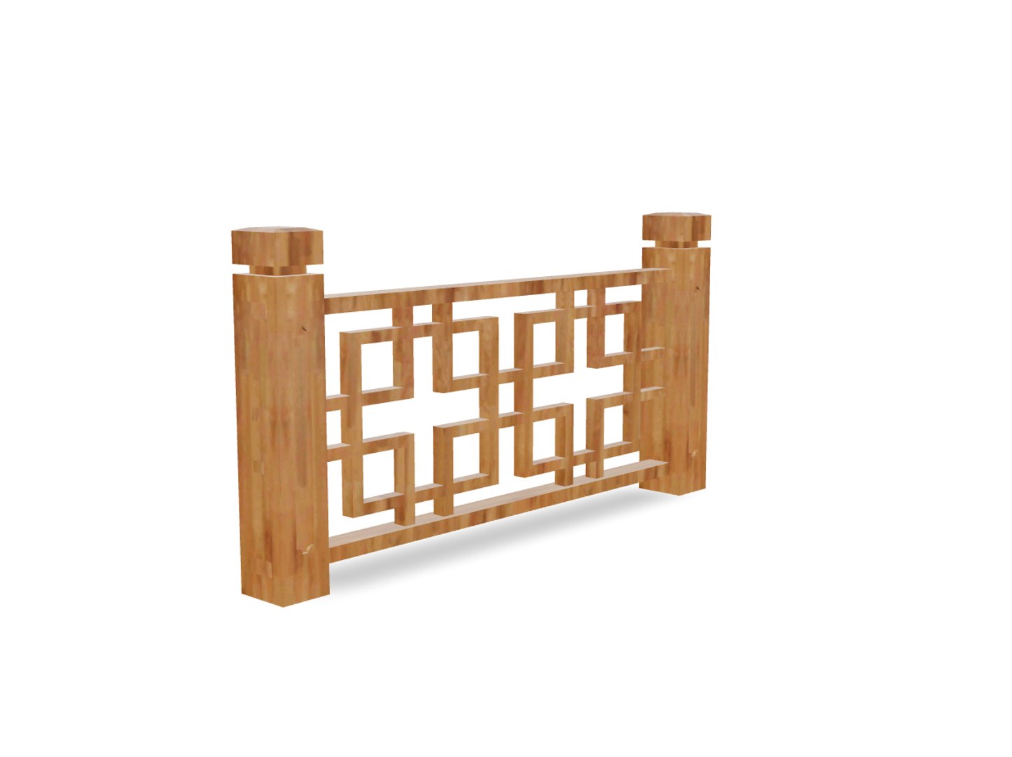 3D Model 10 Wooden Railings 3D Models SKP FBX OBJ STL 3D Model ...