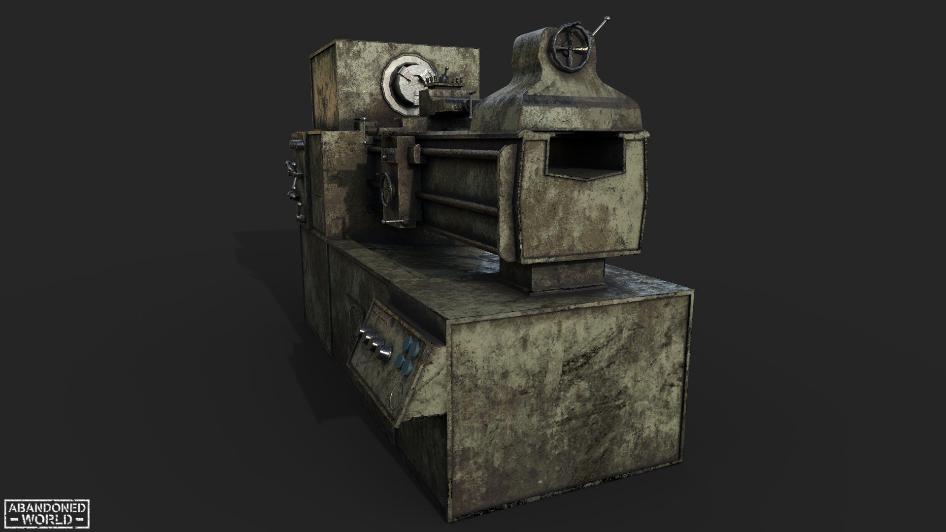 Factory Lathe Machine 3D Model - TurboSquid 1873752