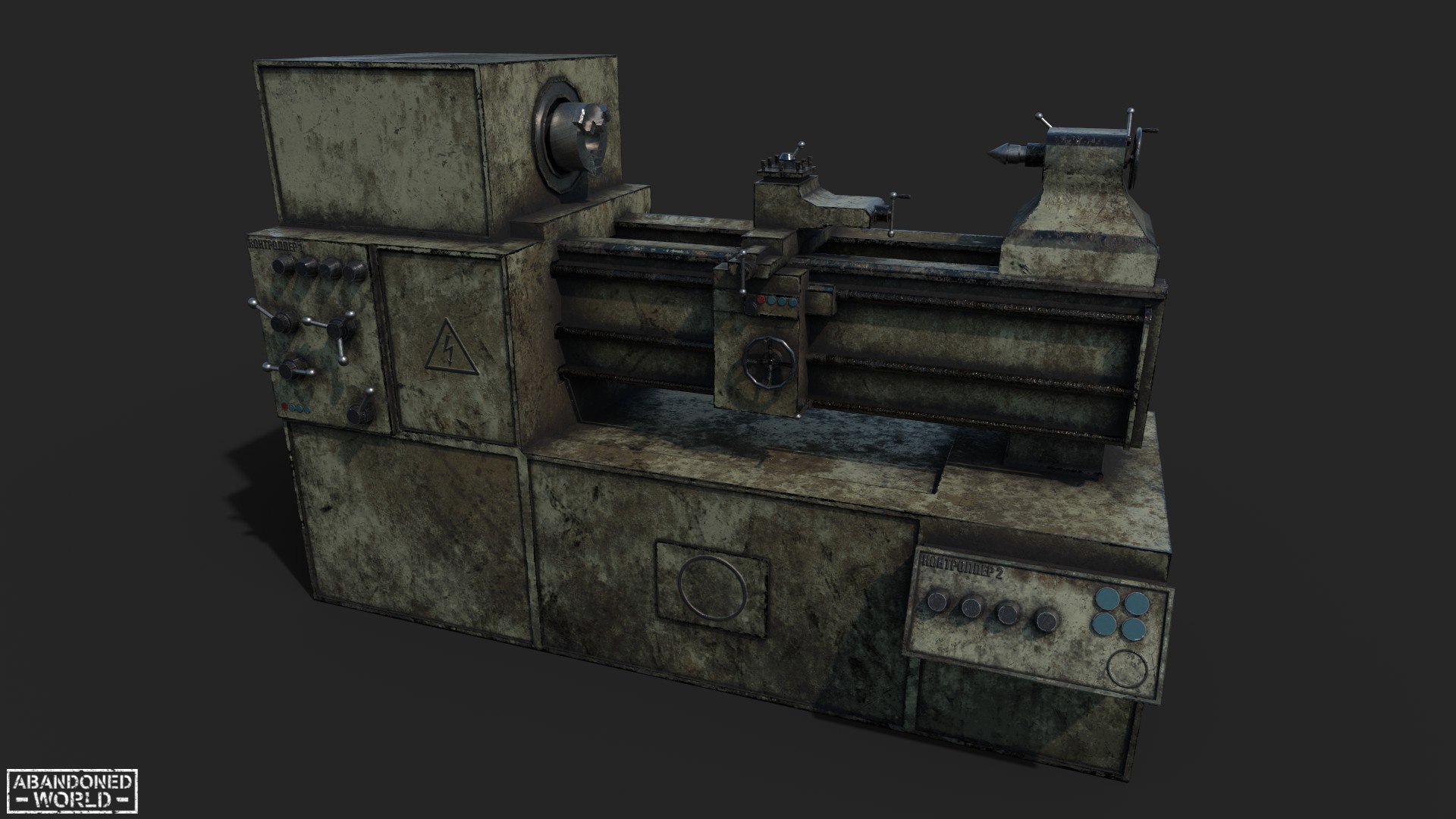 Factory Lathe Machine 3D Model - TurboSquid 1873752