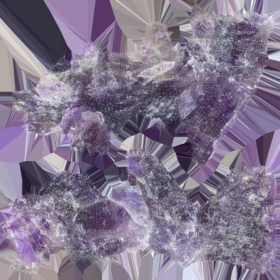 3D Amethyst 02 Model - TurboSquid 2413675