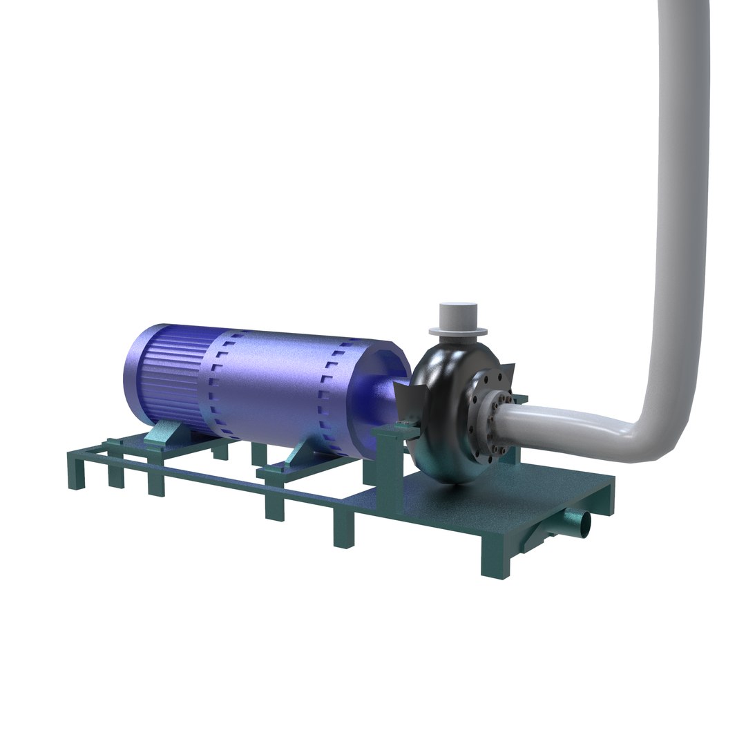 3D Water Pump Model - TurboSquid 2128765