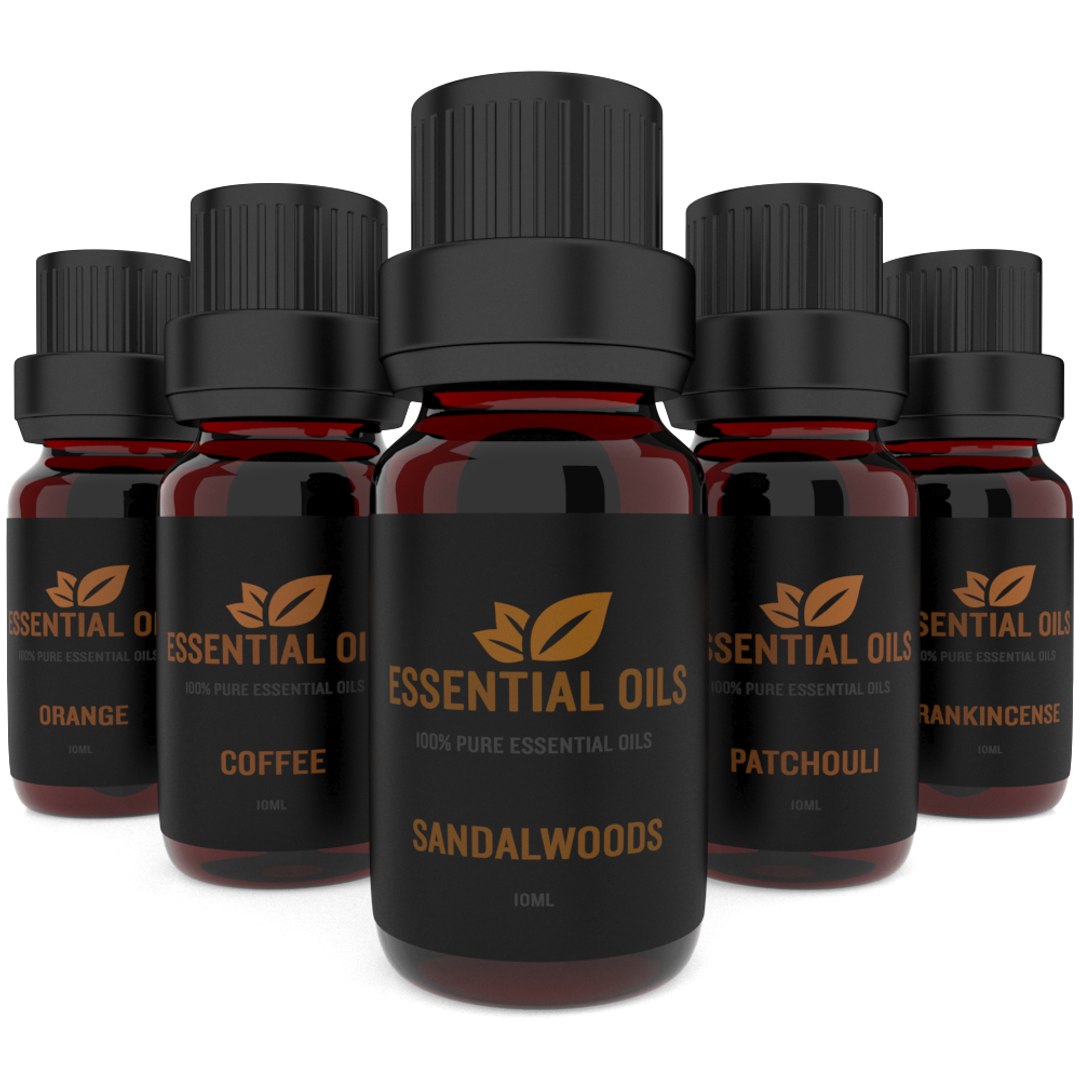 Essential oil pack 3D model - TurboSquid 1385180