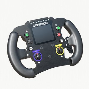 3d Generic Steer Wheel Indy Car