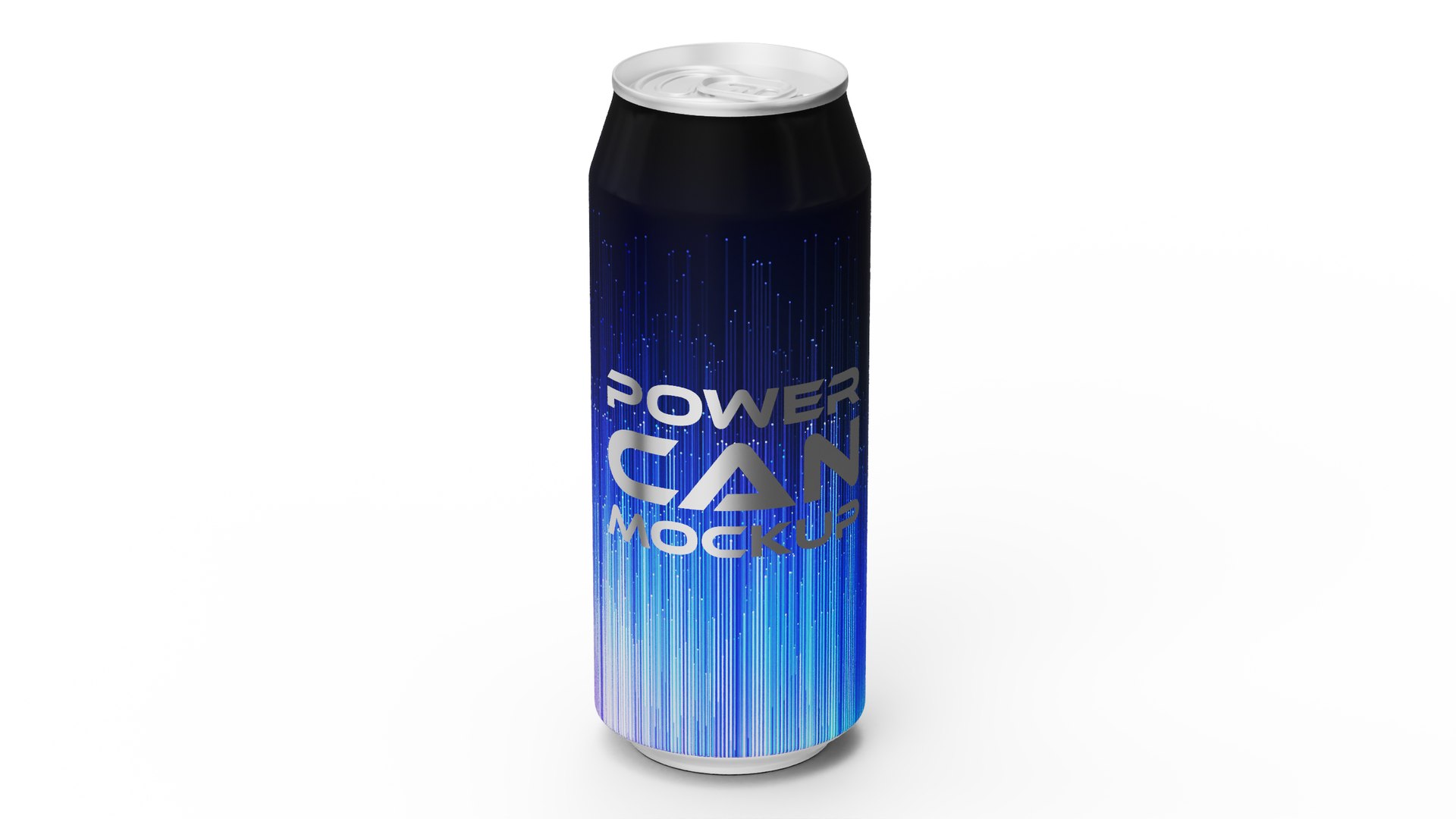 Power Drink Can Mockup 250ml Slim 3D Model - TurboSquid 2059175