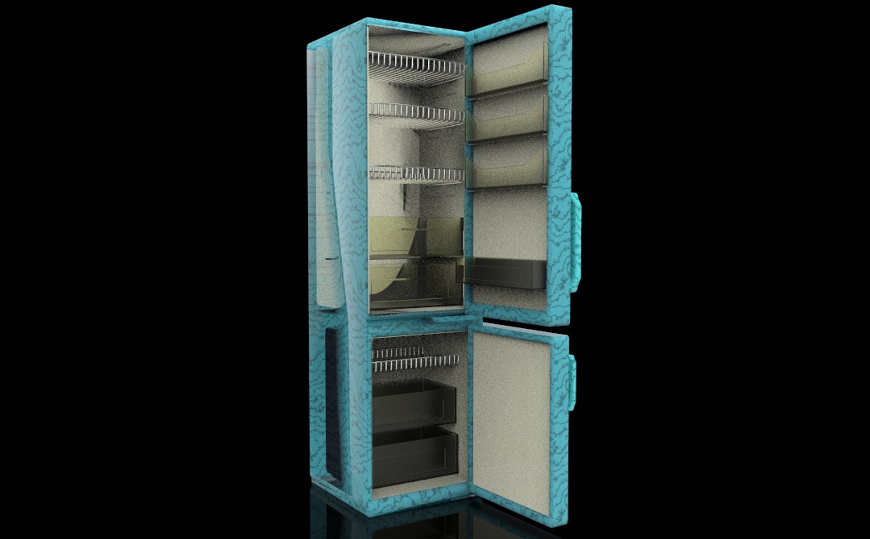 Fridge 3D model - TurboSquid 1411851