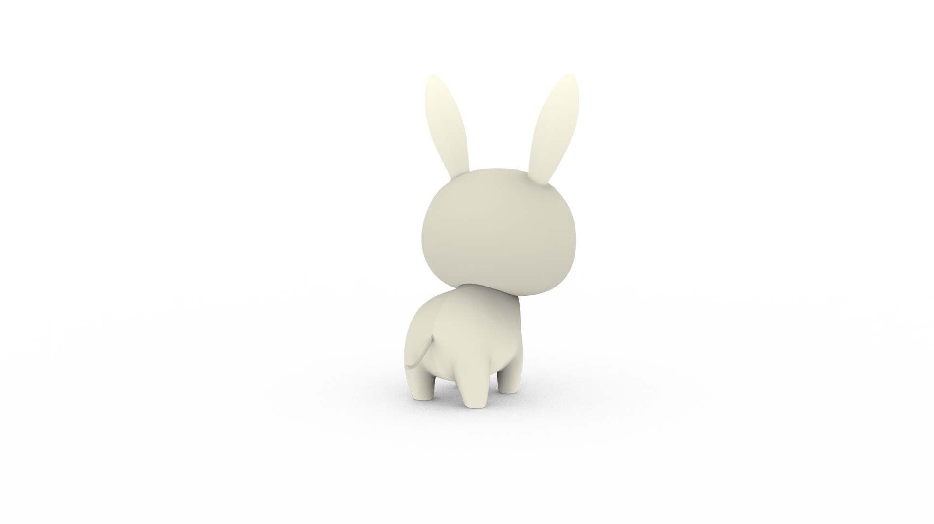 3D model Cartoon Rabbit v001 character - TurboSquid 2098650