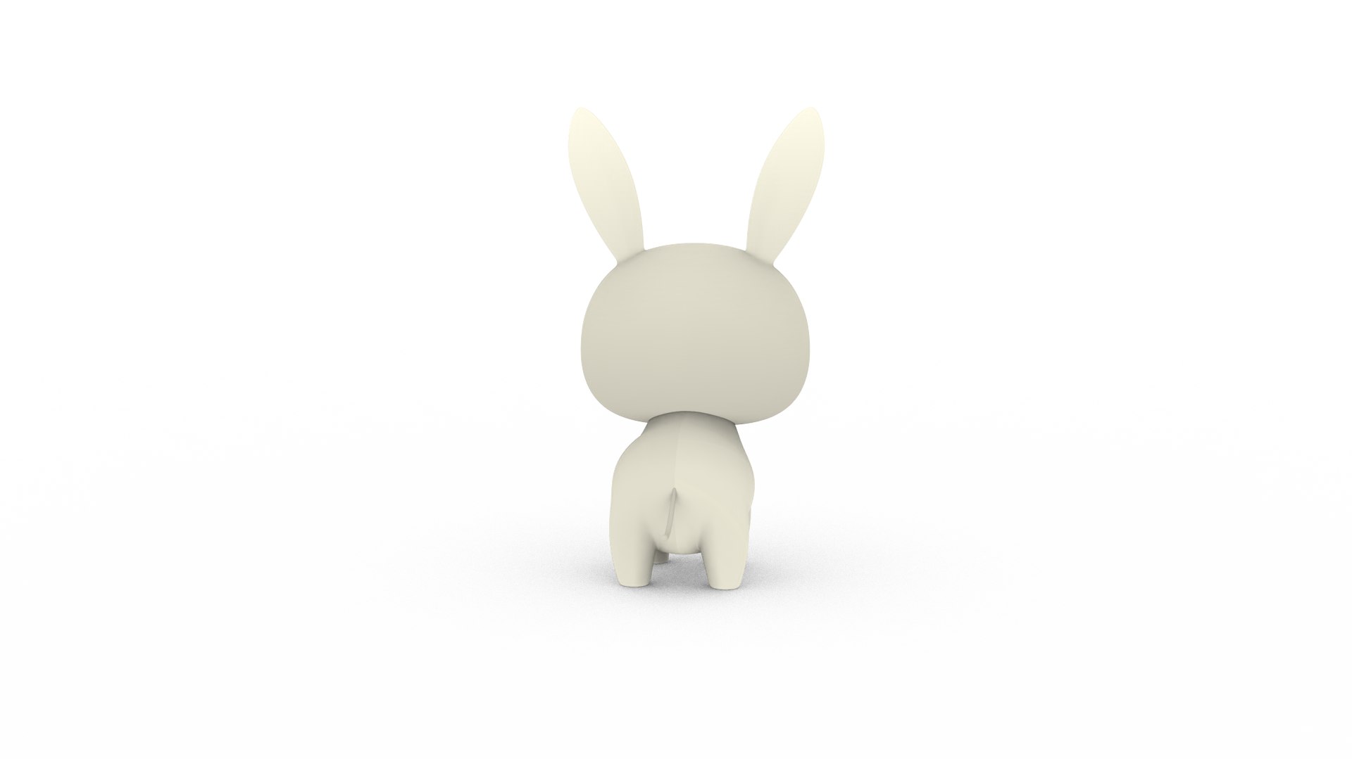3D Model Cartoon Rabbit V001 Character - TurboSquid 2098650