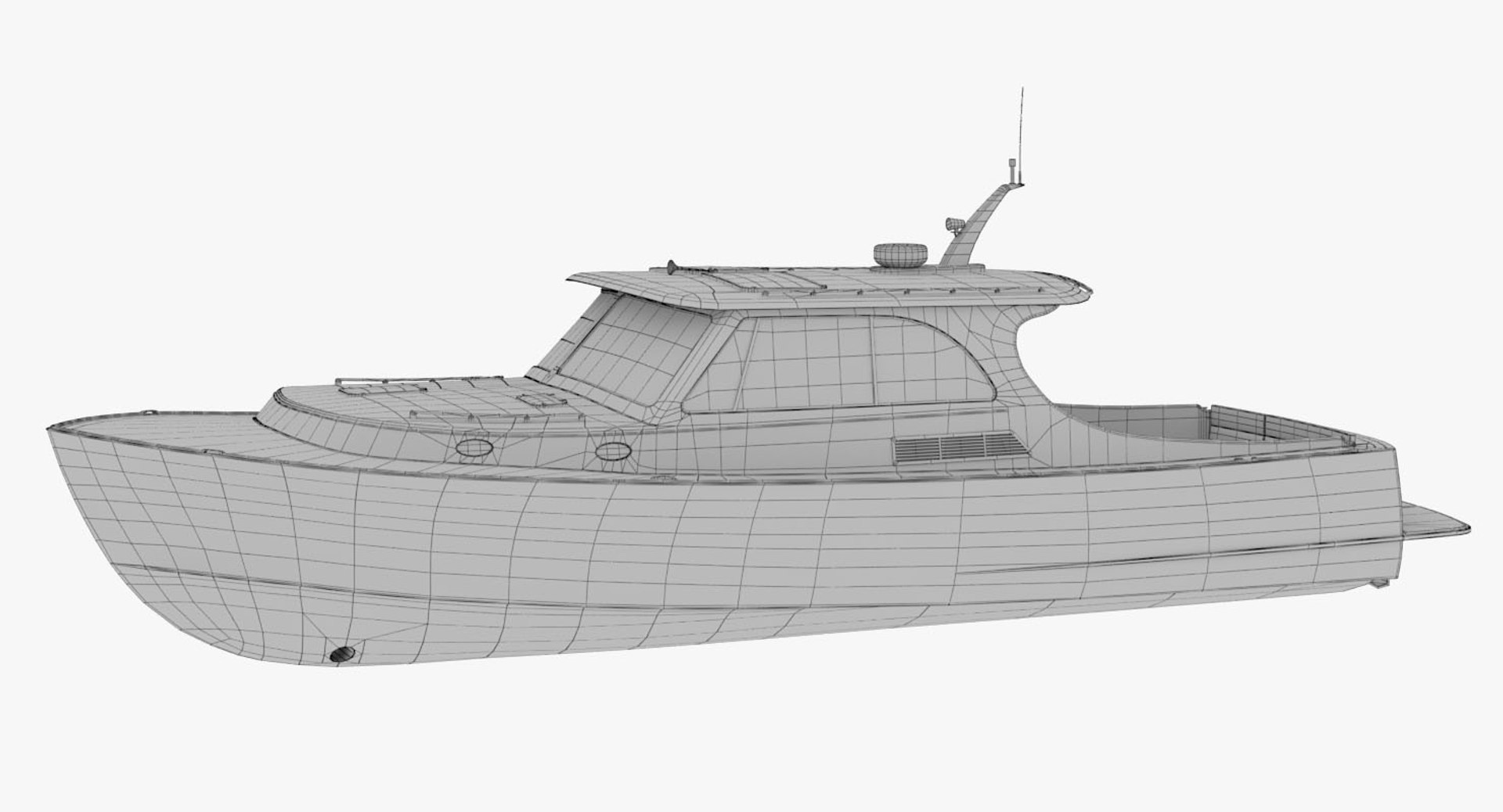 Yacht Picnic Boat 3D - TurboSquid 1388574