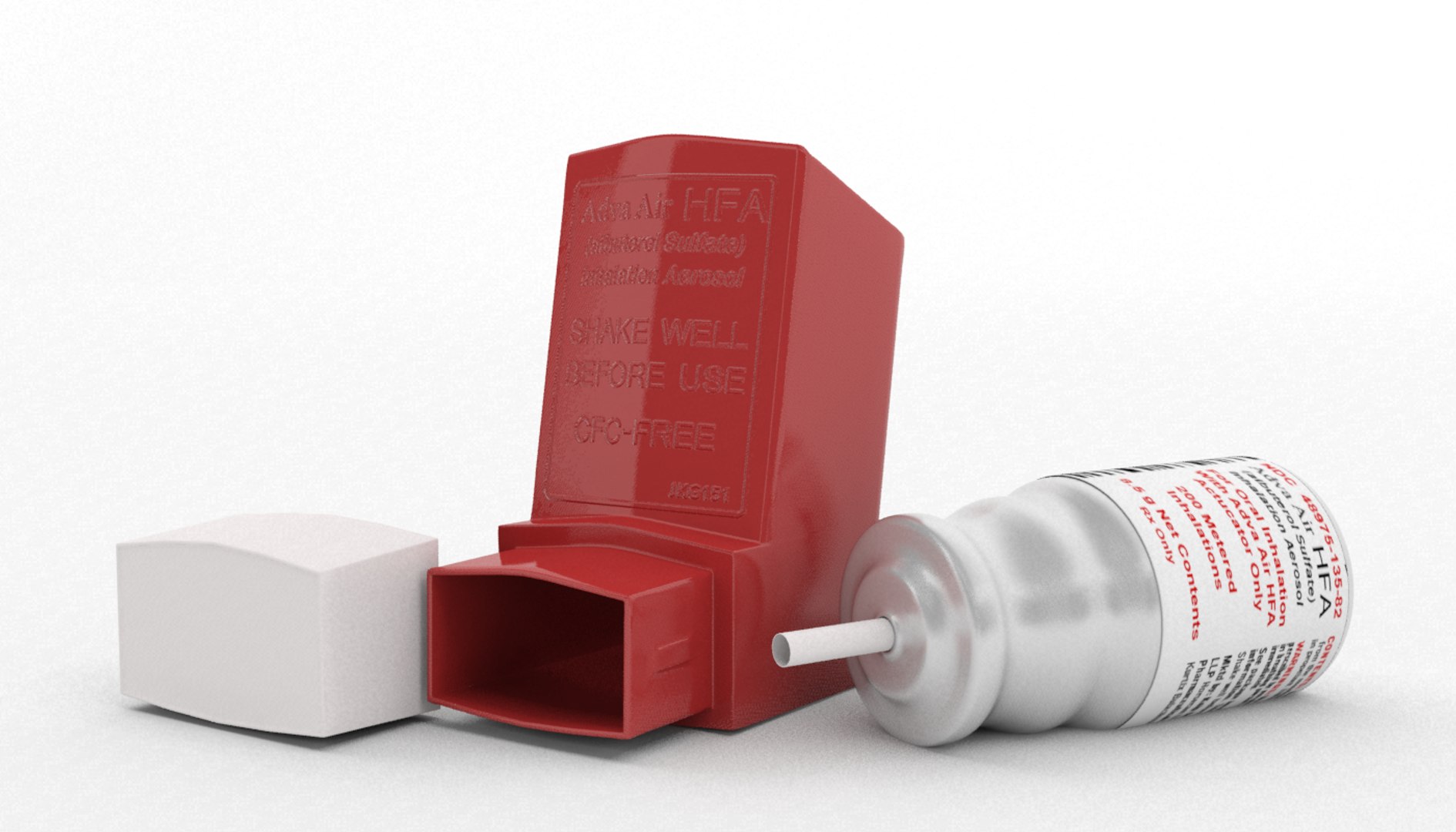 3d Asthma Inhaler