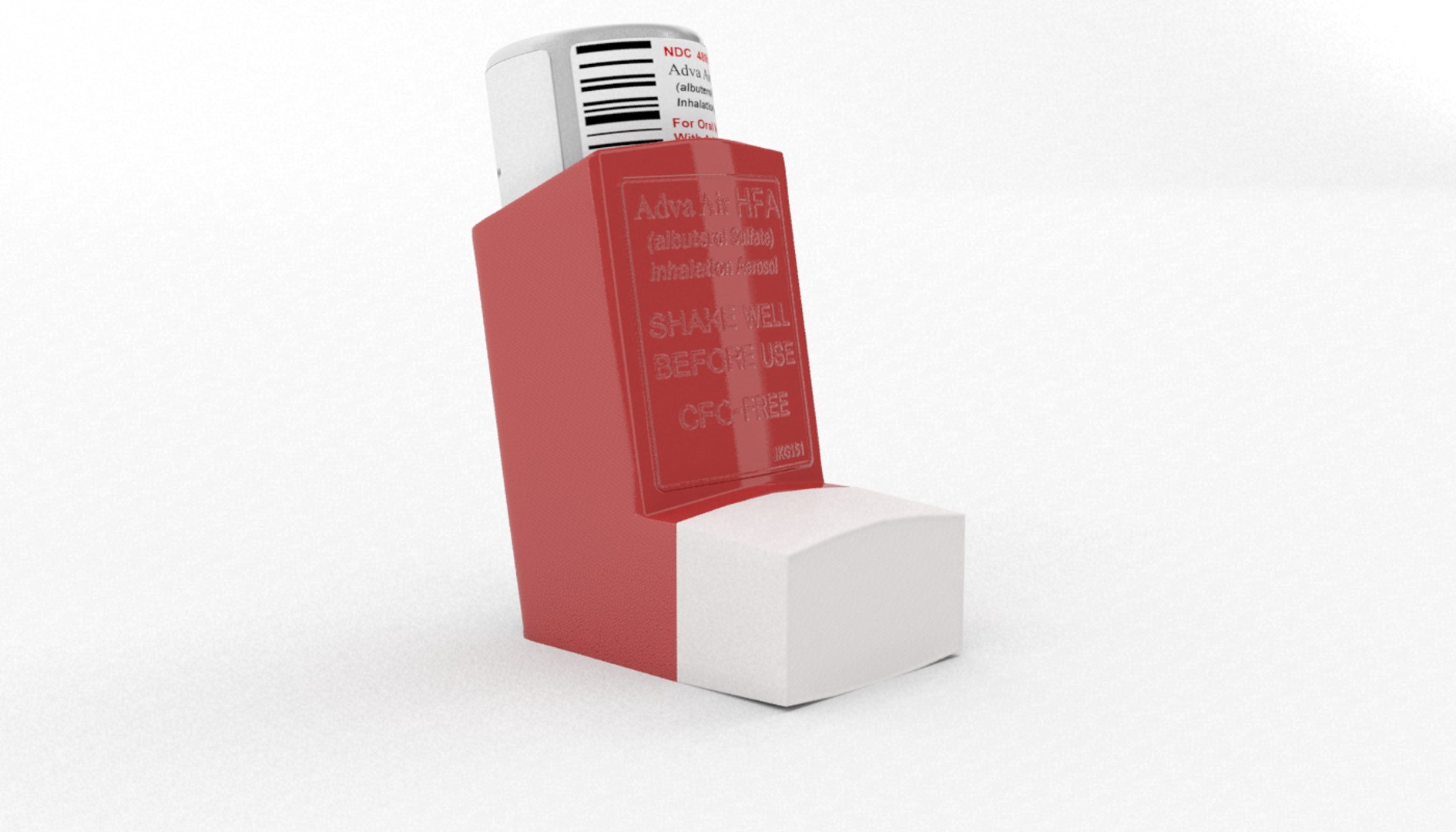 3d Asthma Inhaler