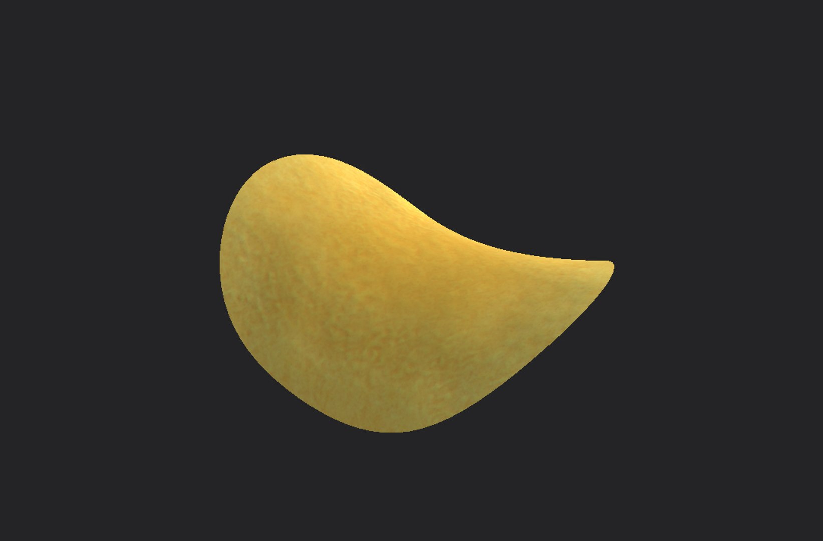 3D Potato Chip Model - TurboSquid 1472010