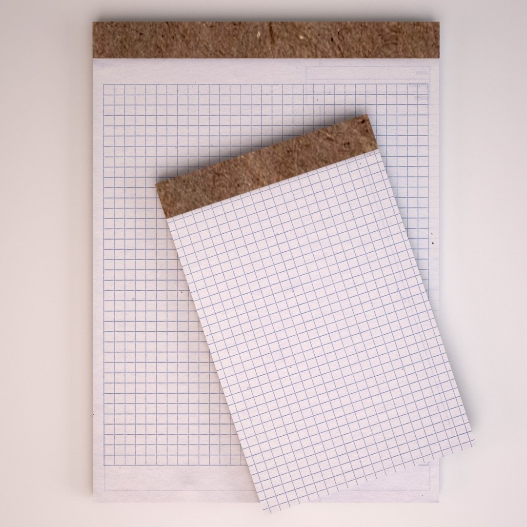 Legal Graph Paper Pads 3d Max