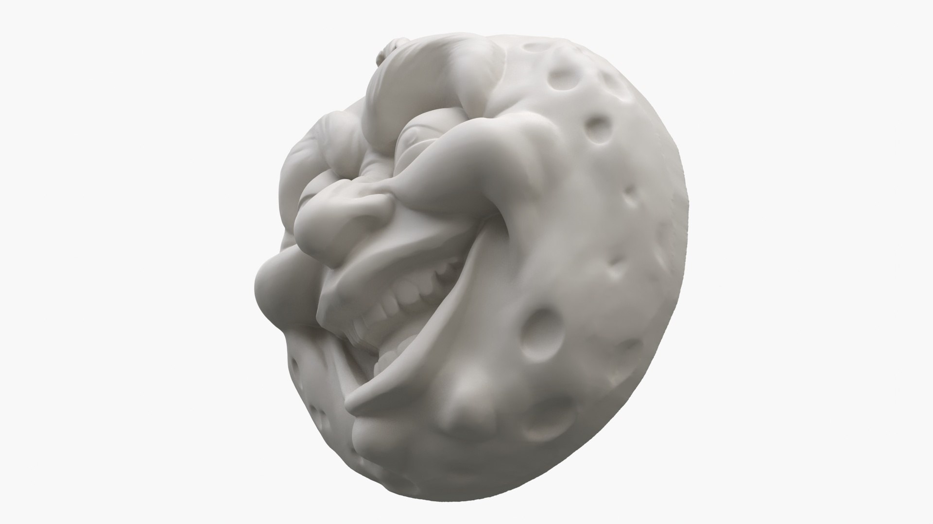 3D Moon Face 5 - TurboSquid 2216817