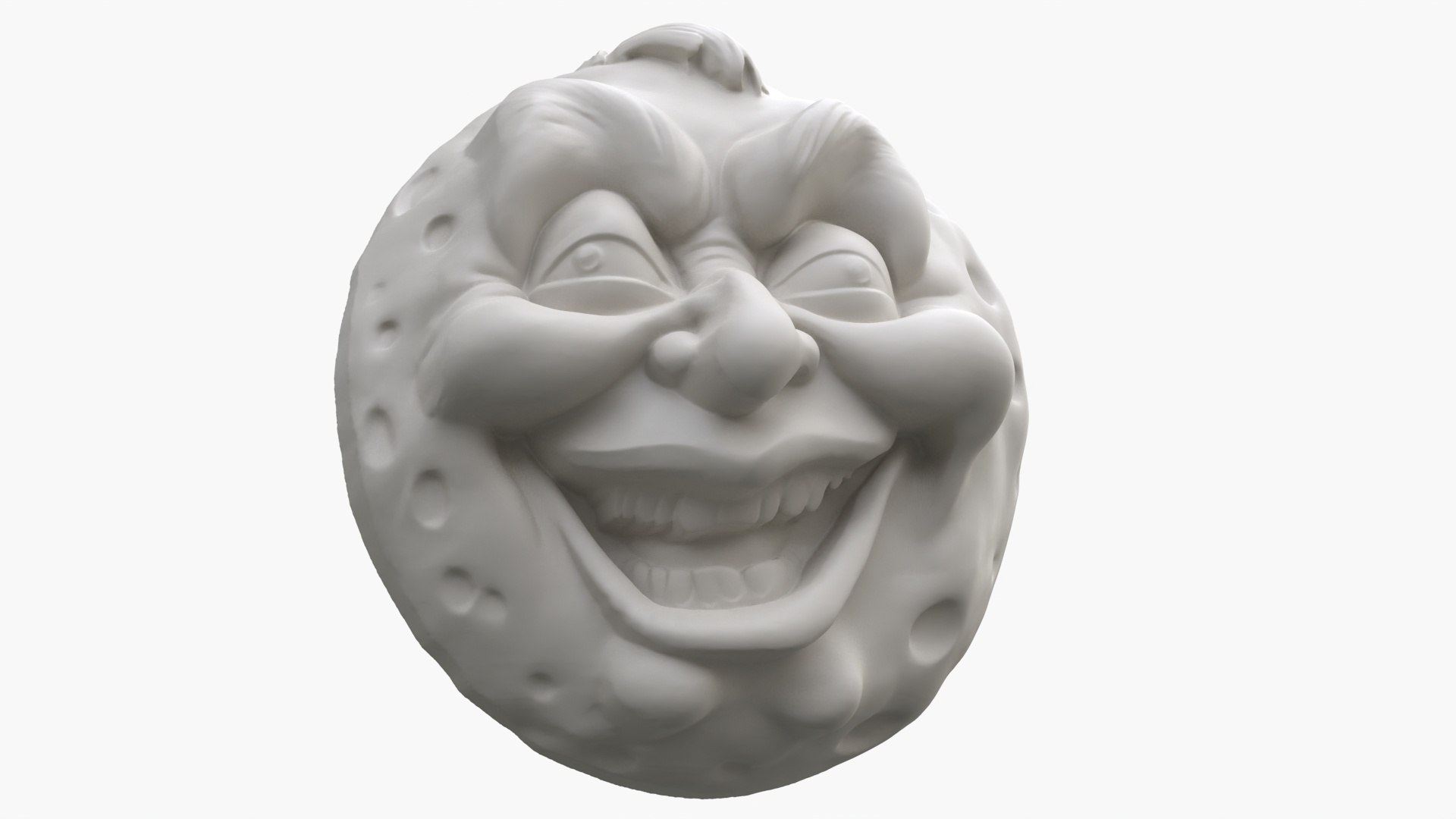 3D Moon Face 5 - TurboSquid 2216817