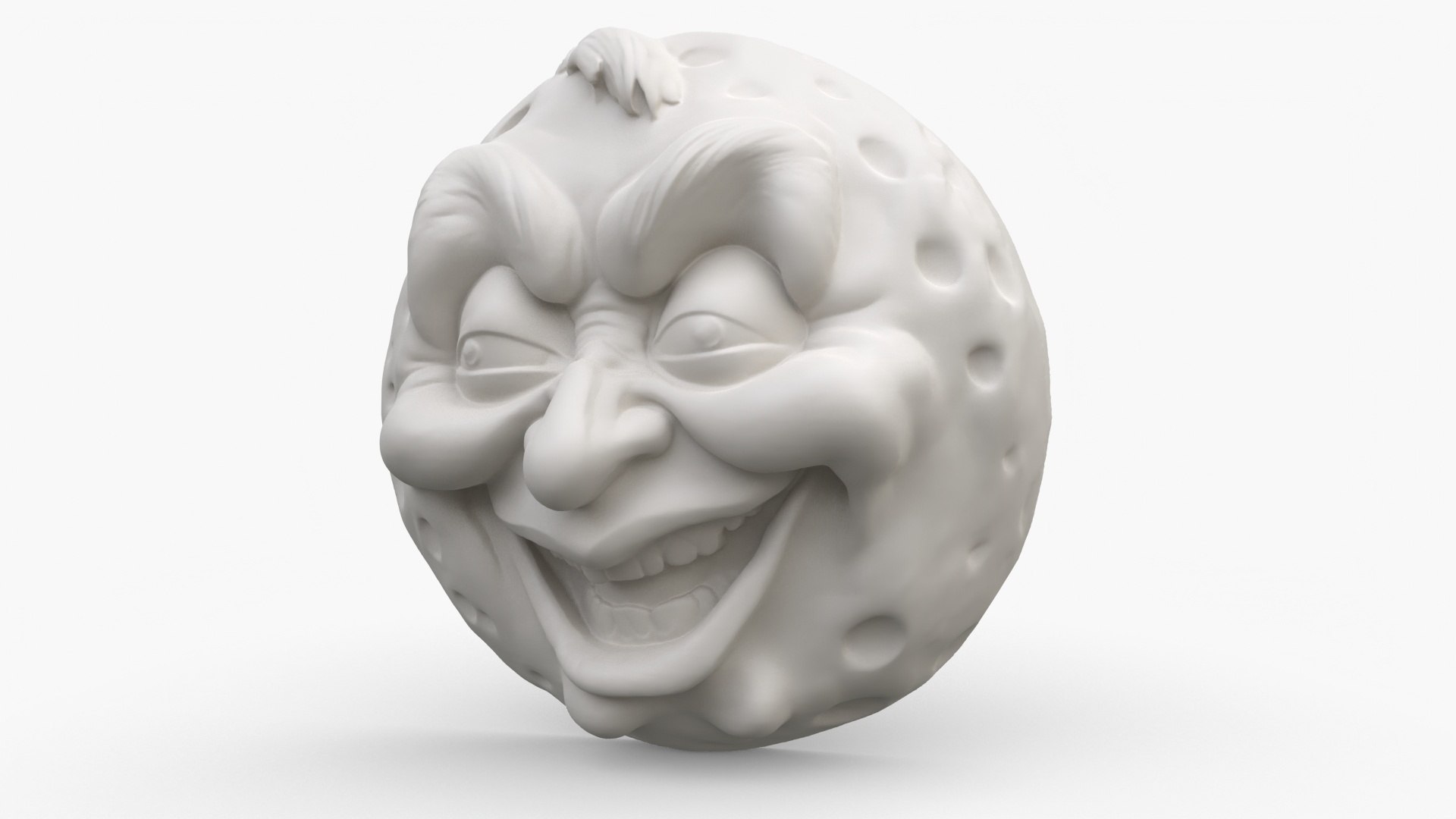 3D Moon Face 5 - TurboSquid 2216817