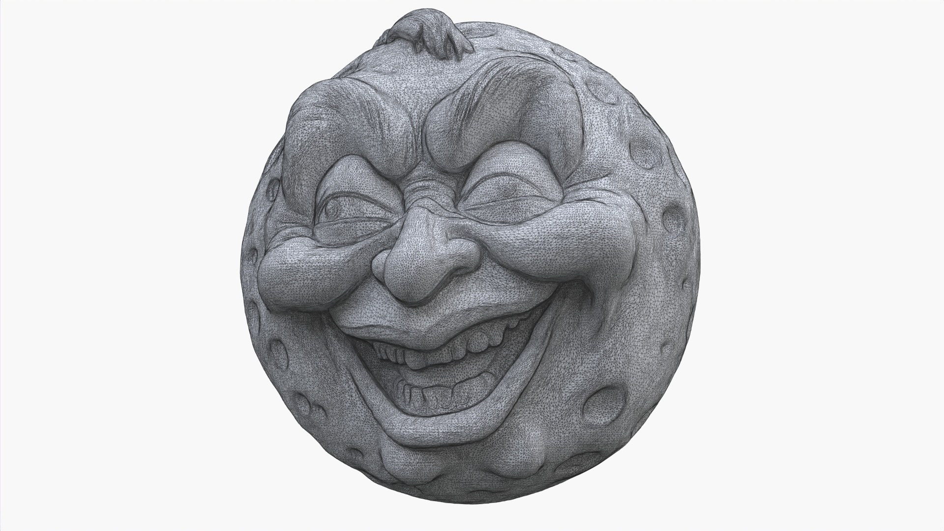 3D Moon Face 5 - TurboSquid 2216817