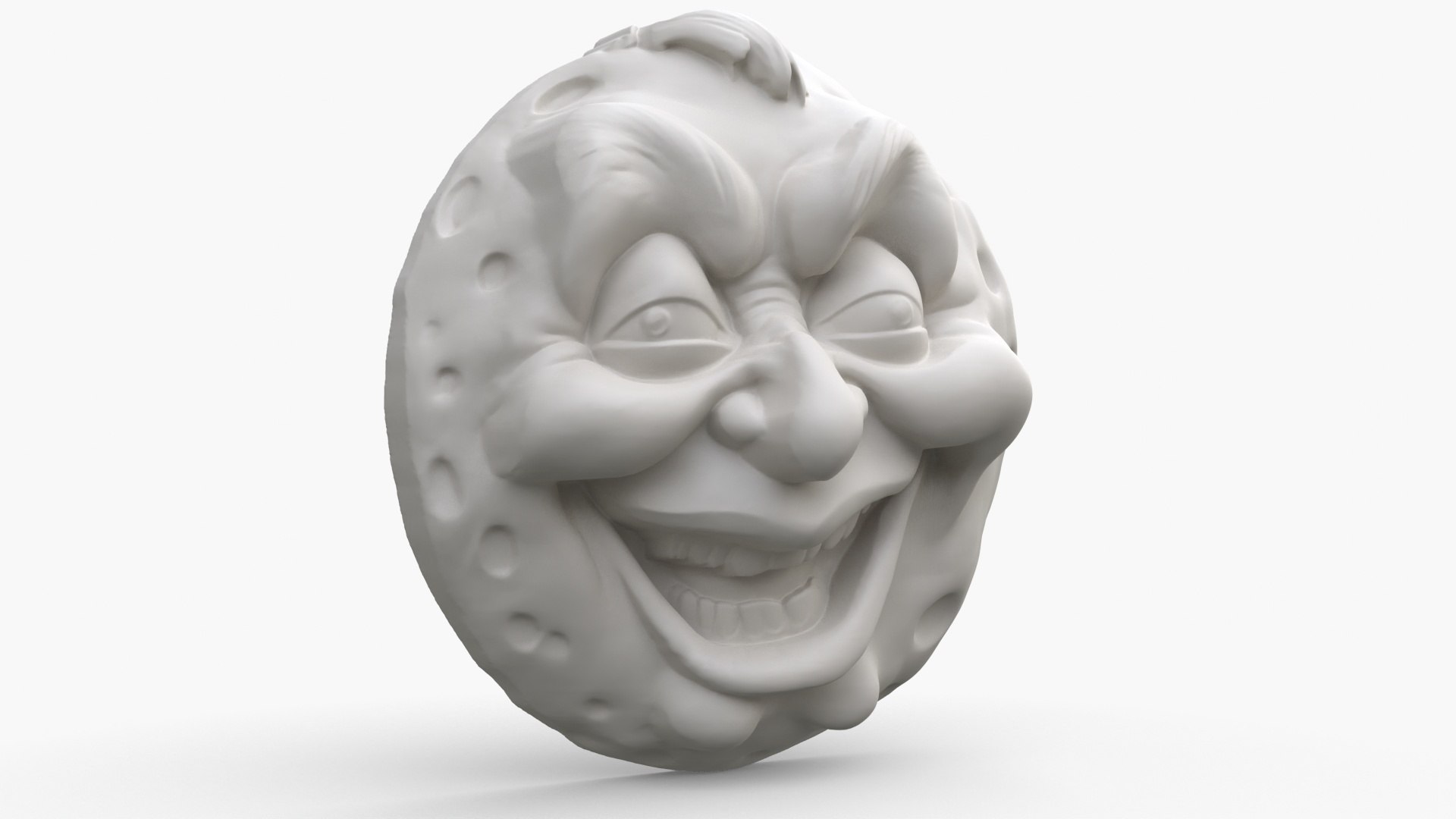3D Moon Face 5 - TurboSquid 2216817