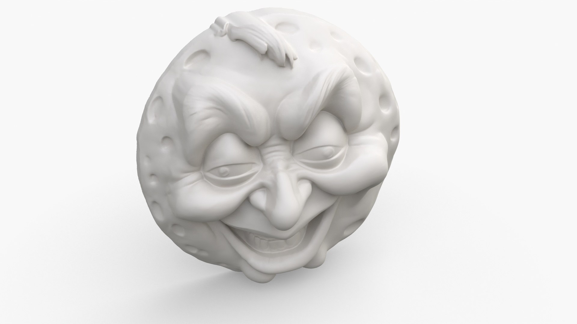 3D Moon Face 5 - TurboSquid 2216817
