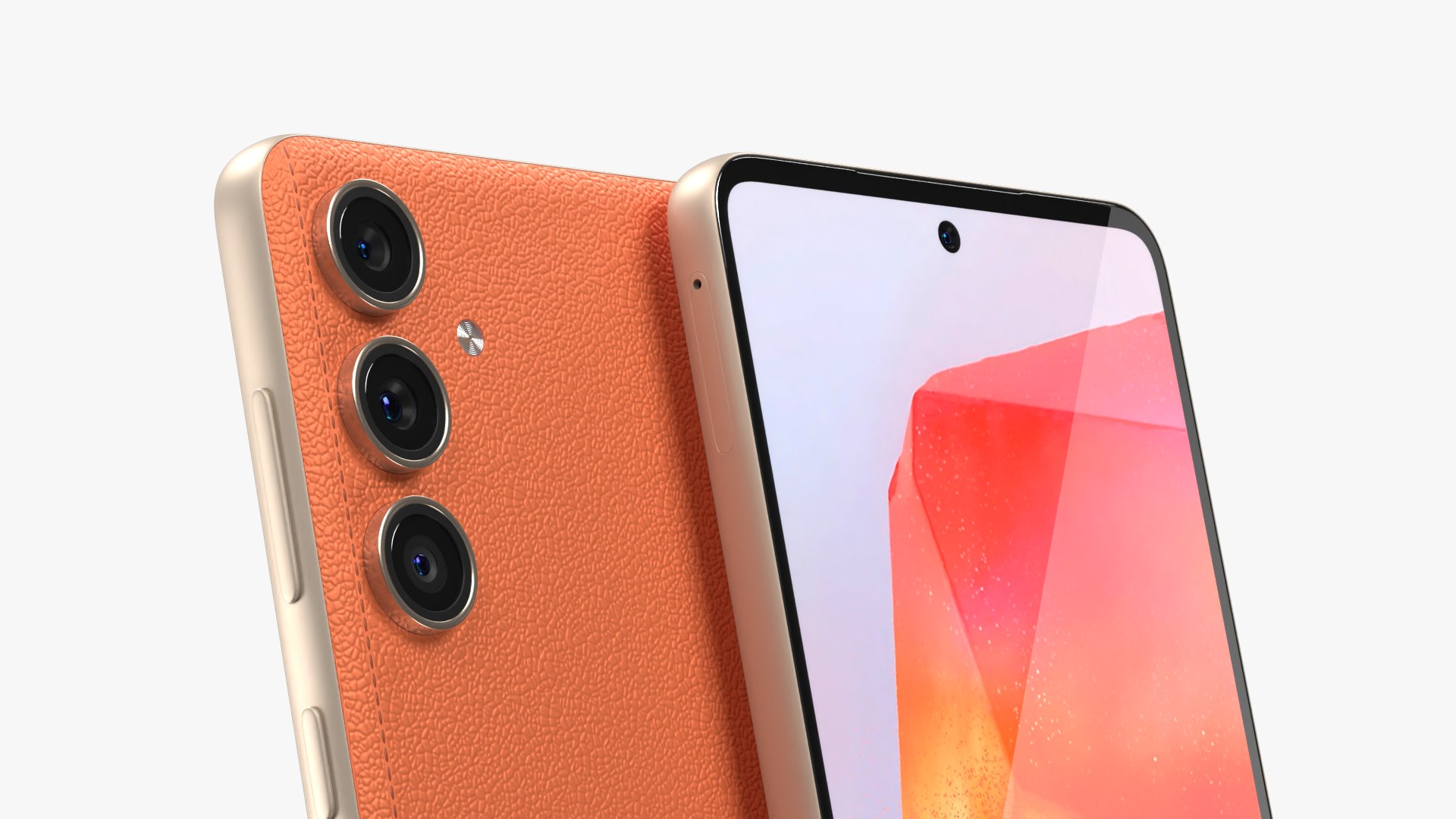 3D Samsung Galaxy C55 Orange Model - TurboSquid 2222501