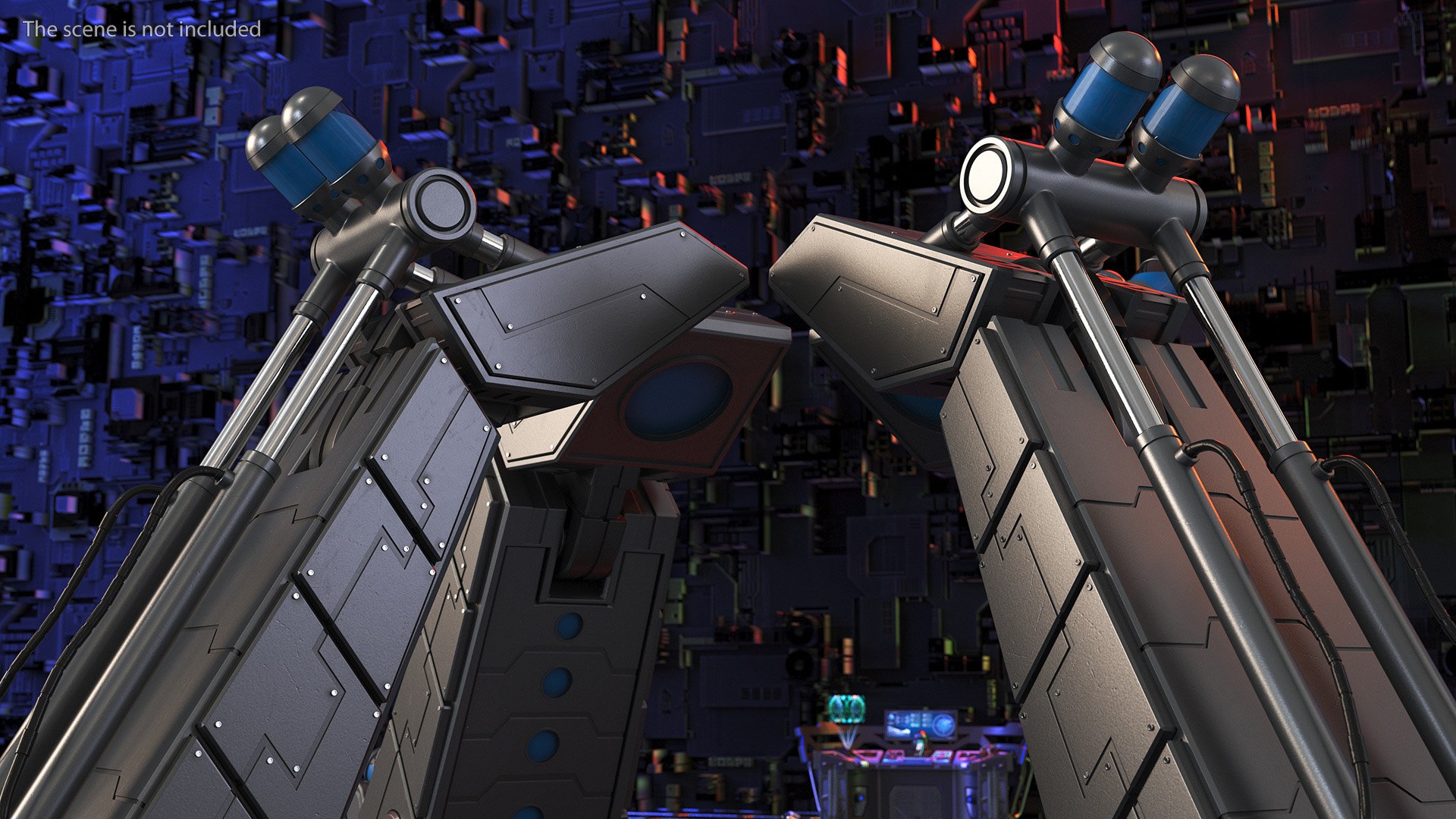 3D Sci Fi Teleport Turned Off Model - TurboSquid 2194890